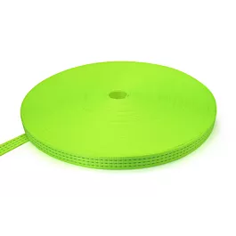 Polyester band - 35mm - 4500kg - Rol - 100m - 3 strepen - Fluogeel ...