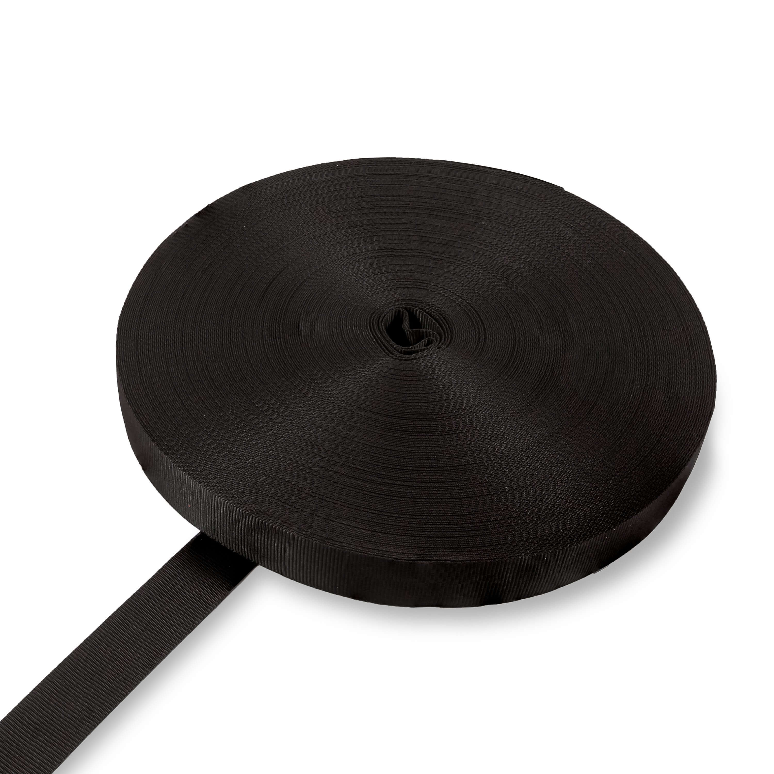 Polypropyleen band - 1000kg - 50mm - 100m op rol - zwart | METALTIS
